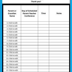 Parent Communication Binder Pack - Aqua - Etsy