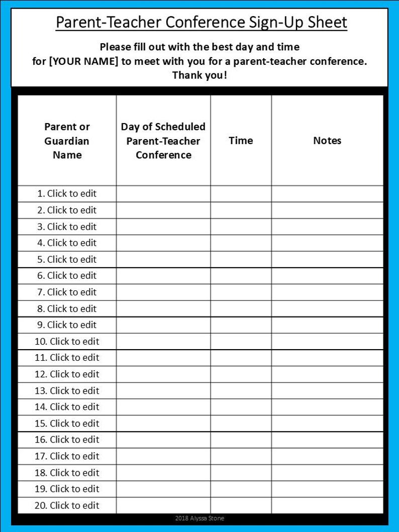 Parent Communication Binder Pack - Aqua - Etsy