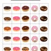 Editable Token Boards - FOOD - Donuts | Special Education - Etsy