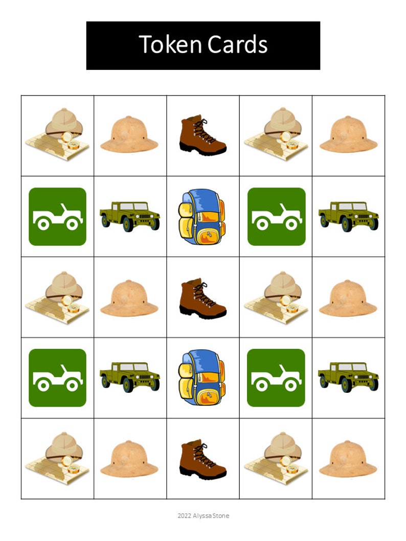 Editable Token Boards - ANIMALS - Savannah Animals | Special Education ...