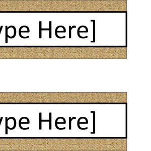 Daily Schedule Cards & Table Numbers - Burlap - Etsy