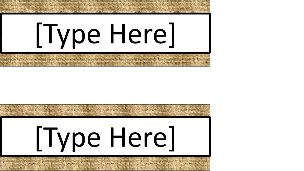 Daily Schedule Cards & Table Numbers - Burlap - Etsy