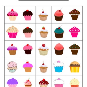 Editable Token Boards - FOOD - Cupcakes | Special Education - Etsy