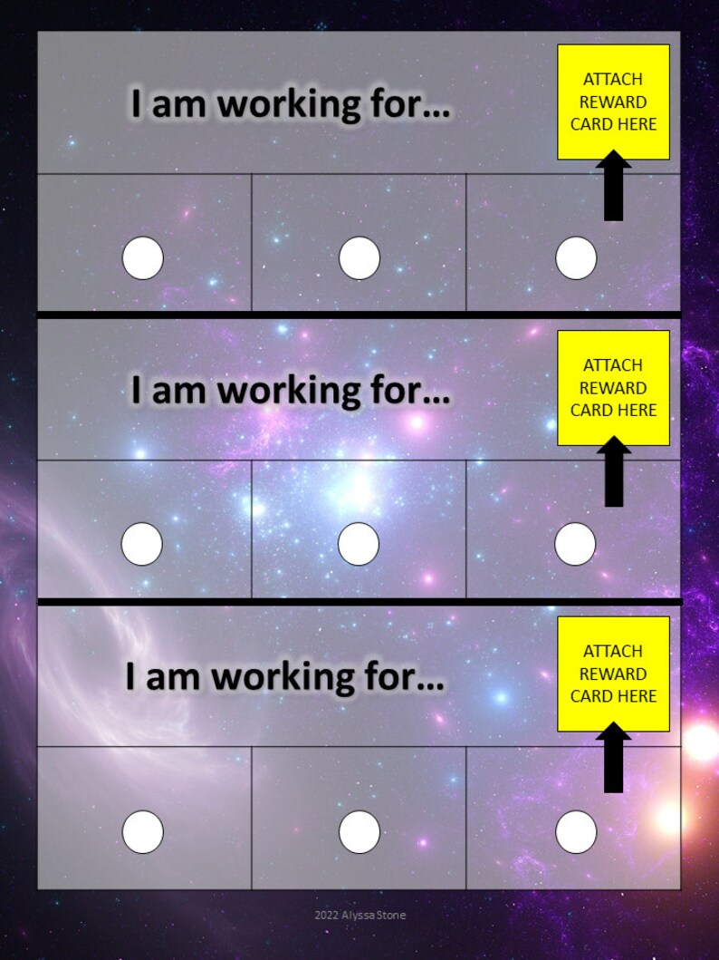 Editable Token Boards - Outer Space | Special Education - Etsy