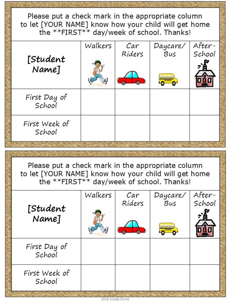 Transportation Sign-up Sheet - Burlap - Etsy