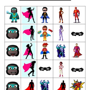 Editable Token Boards - Superheroes | Special Education - Etsy