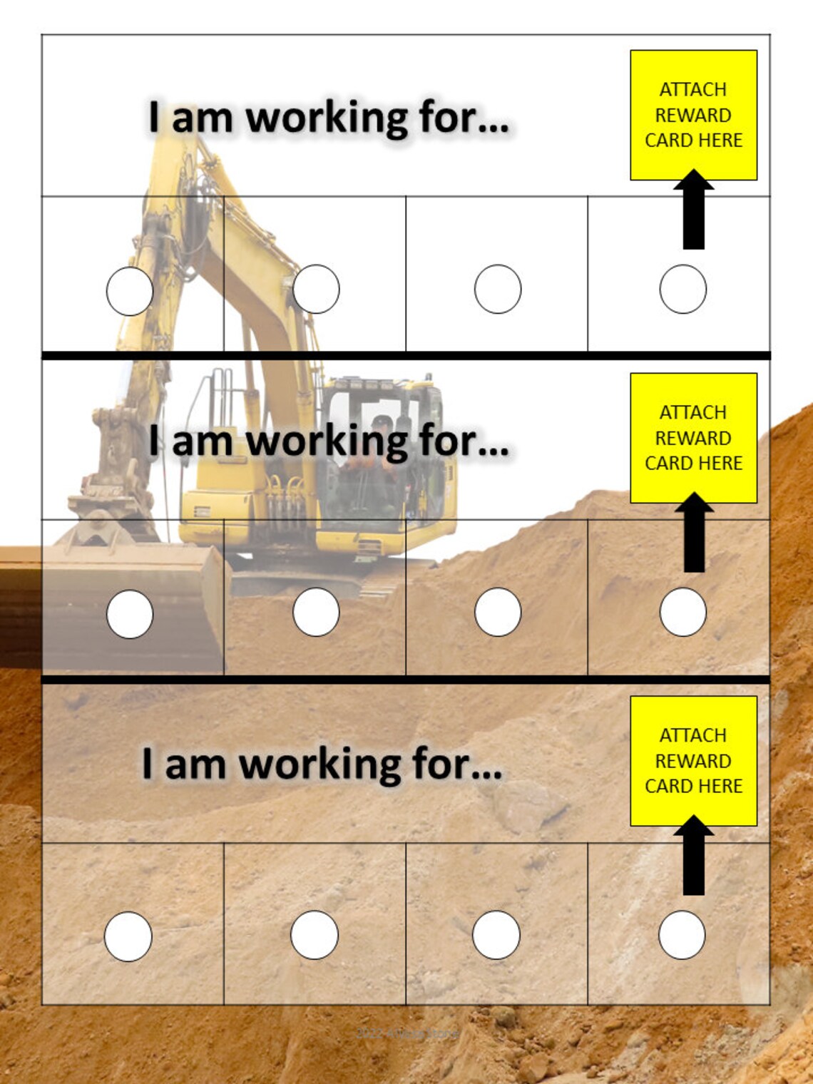 Editable Token Boards - Construction Sites | Special Education - Etsy