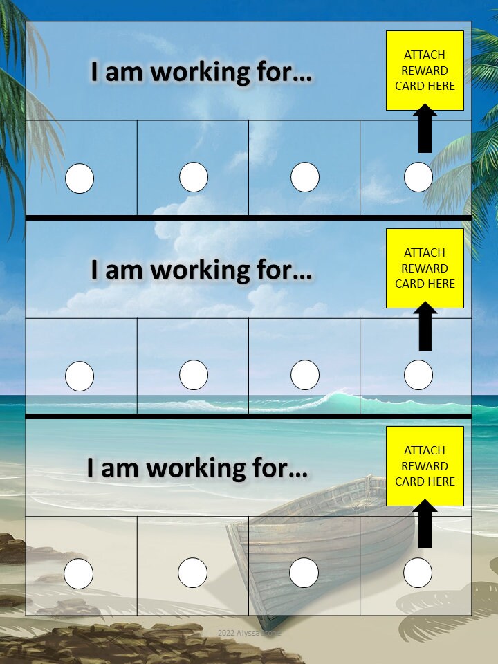 Editable Token Boards - OCEAN - Mermaids | Special Education - Etsy