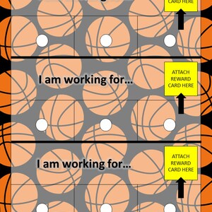 Editable Token Boards - SPORTS - Basketball | Special Education - Etsy