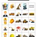 Editable Token Boards - Construction Sites | Special Education - Etsy