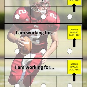 Editable Token Boards - SPORTS - Football | Special Education - Etsy