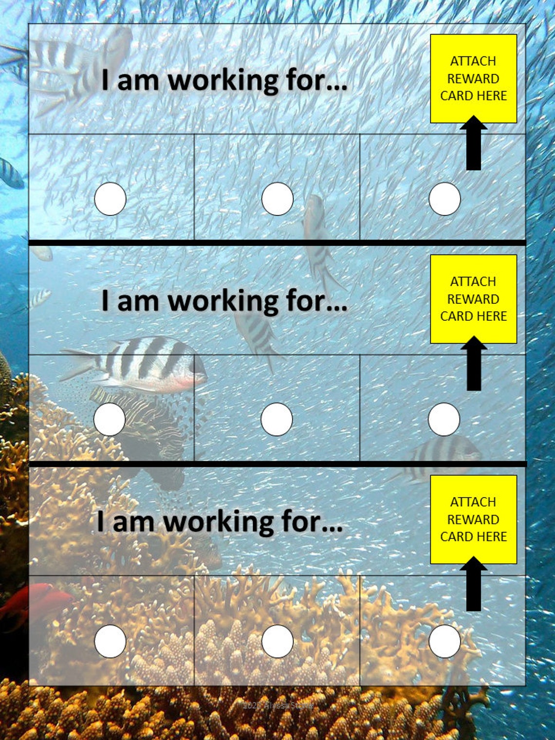 Editable Token Boards OCEAN Mermaids Special Education - Etsy