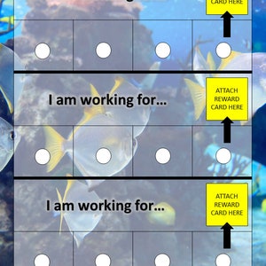 Editable Token Boards - ANIMALS - Ocean Animals | Special Education - Etsy