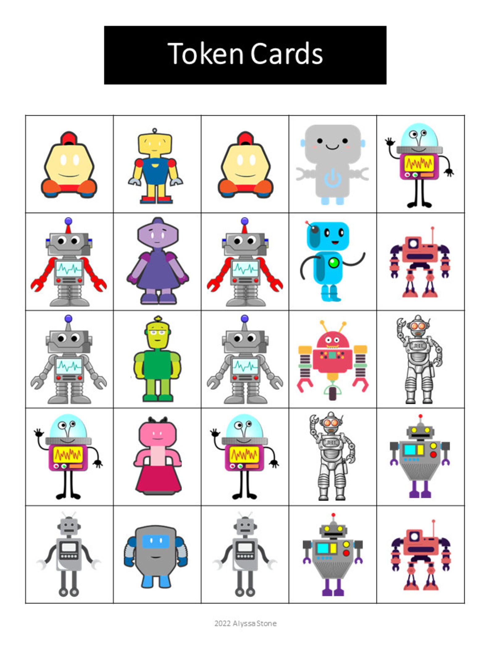 Editable Token Boards Outer Space Special Education - Etsy