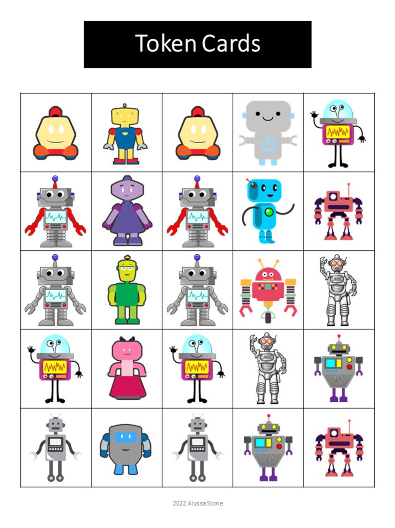 Editable Token Boards Outer Space Special Education - Etsy