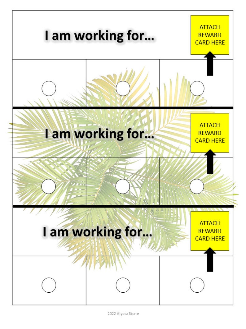 Editable Token Boards - PLANTS - Tropical Theme | Special Education - Etsy