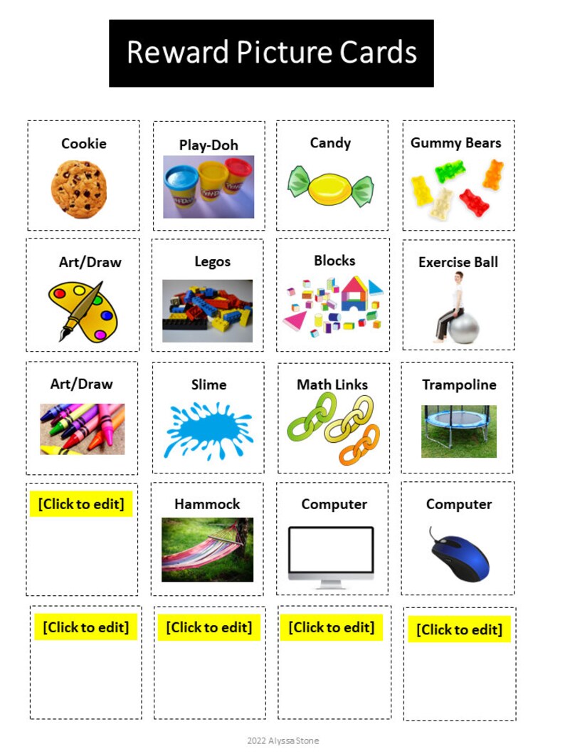 Editable Token Boards - ANIMALS - Savannah Animals | Special Education ...