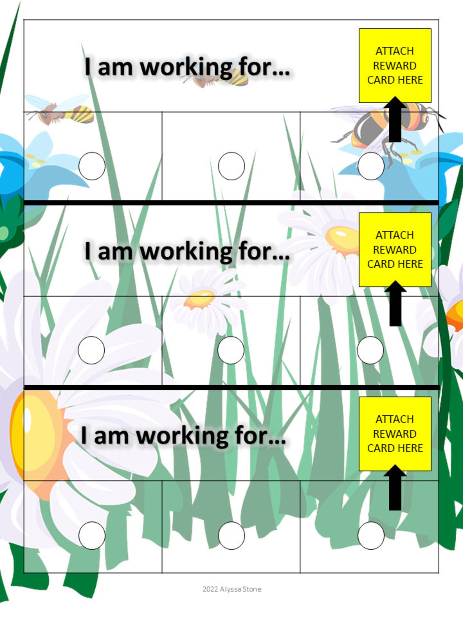 Editable Token Boards - Bugs | Special Education - Etsy