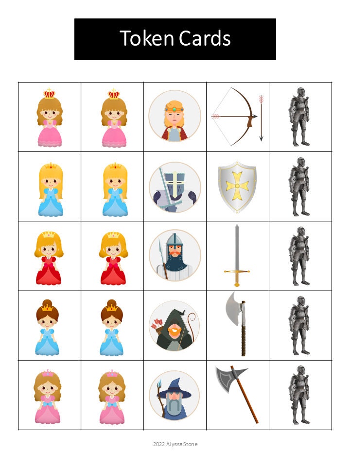 Editable Token Boards - FAIRYTALES - Fairytale Mix | Special Education ...