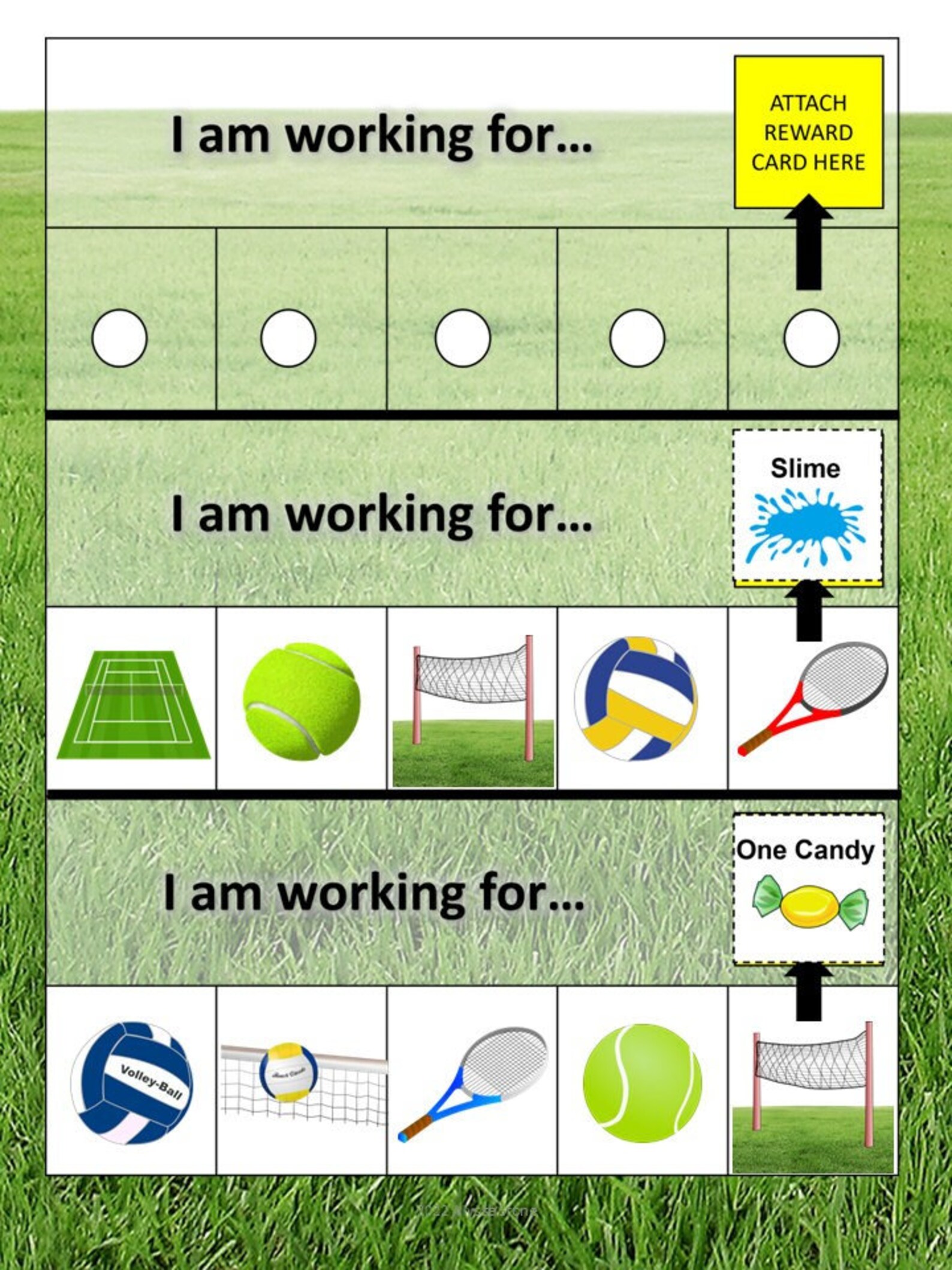 Editable Token Boards - SPORTS - Tennis & Volleyball | Special ...