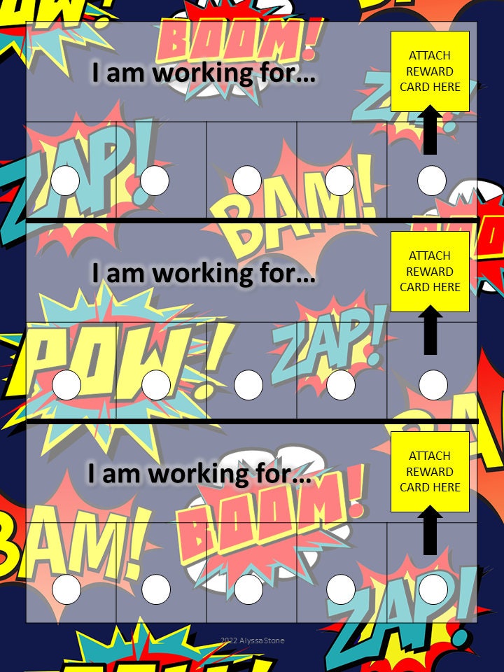 Editable Token Boards - Superheroes | Special Education - Etsy