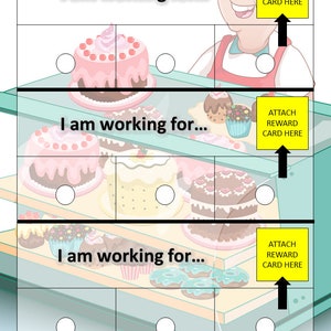 Editable Token Boards - FOOD - Cupcakes | Special Education - Etsy