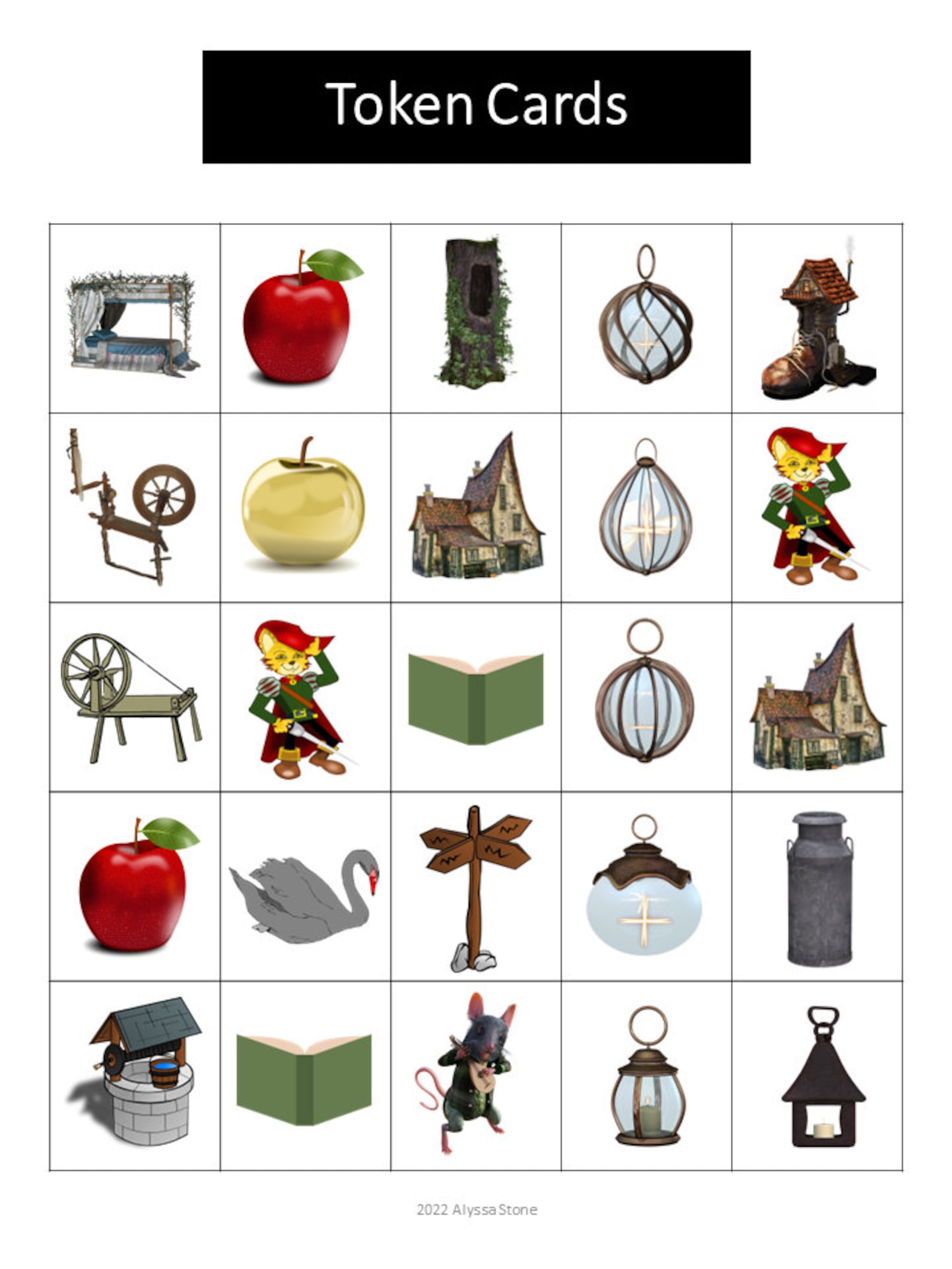 Editable Token Boards - FAIRYTALES - Fairytale Mix | Special Education ...