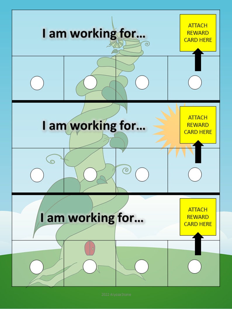 Editable Token Boards FAIRYTALES Jack & the Beanstalk Special Education ...