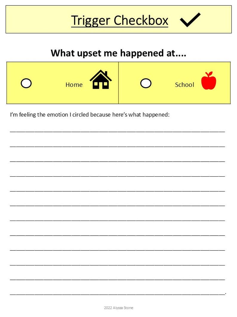Student Behavior Reflection Sheets - With Behavior Documentation & PM - Etsy