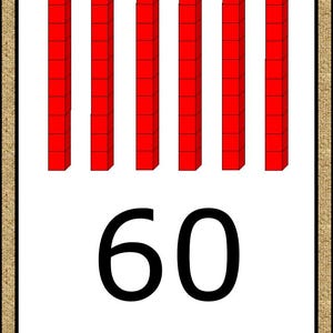 Numbers 1-100 Poster Set - Burlap - Etsy