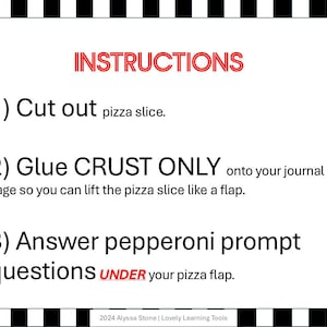 Editable Pizza Interactive Reading Journal | Graphic Organizers - Etsy
