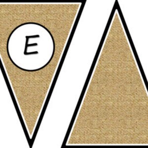 Editable Welcome Banners + Subject Area Banners - Burlap - Etsy
