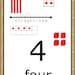 Numbers 1-100 Poster Set - Burlap - Etsy