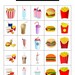 Editable Token Boards - FOOD - Fast Food | Special Education - Etsy