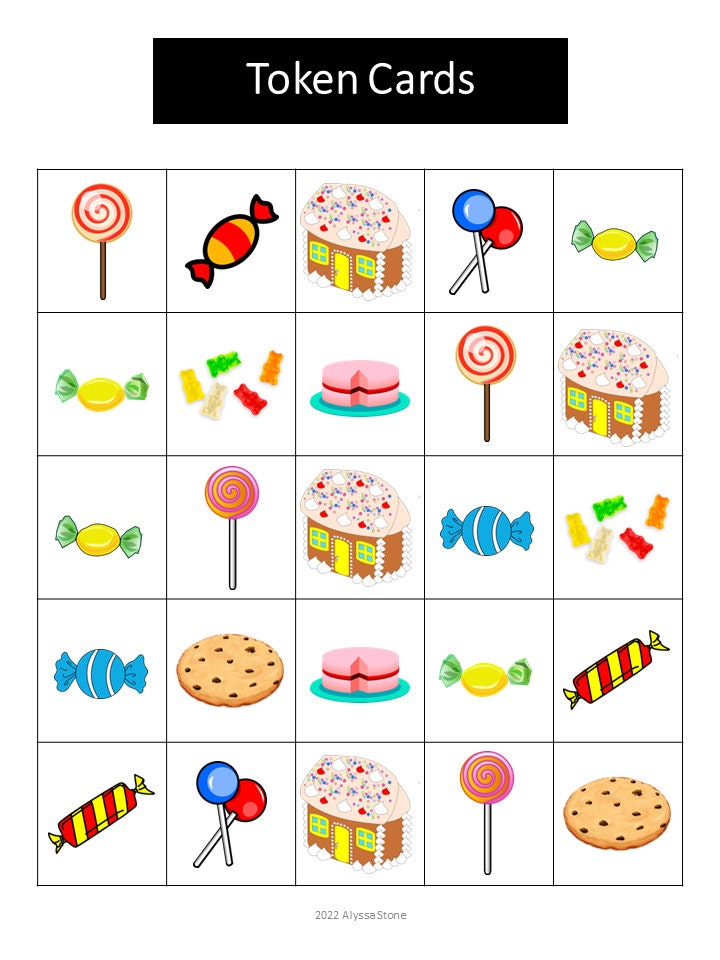 Editable Token Boards FAIRYTALES Hansel & Gretel Special Education - Etsy