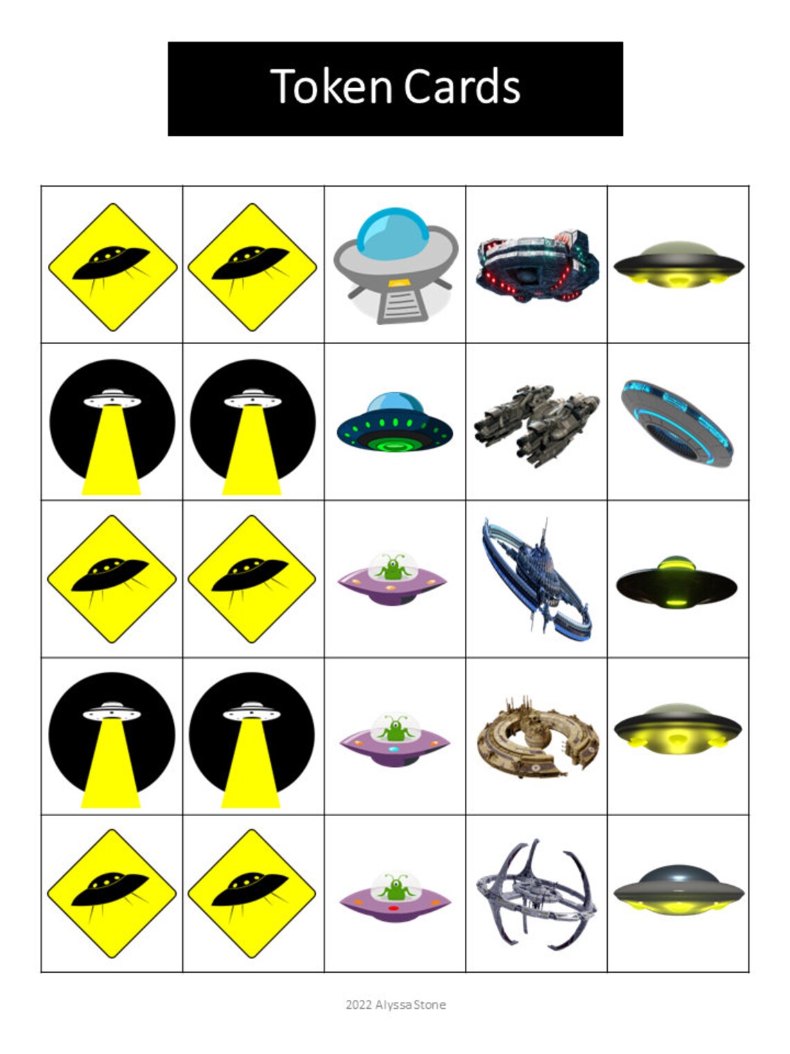 Editable Token Boards Outer Space Special Education - Etsy