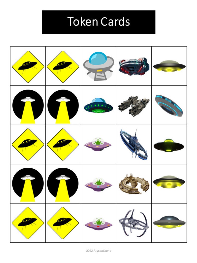 Editable Token Boards - Outer Space | Special Education - Etsy