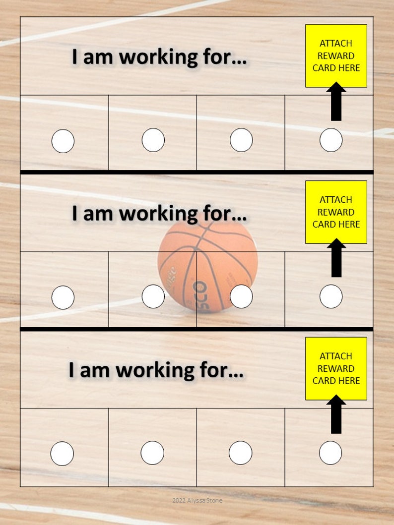 Editable Token Boards - SPORTS - Basketball | Special Education - Etsy