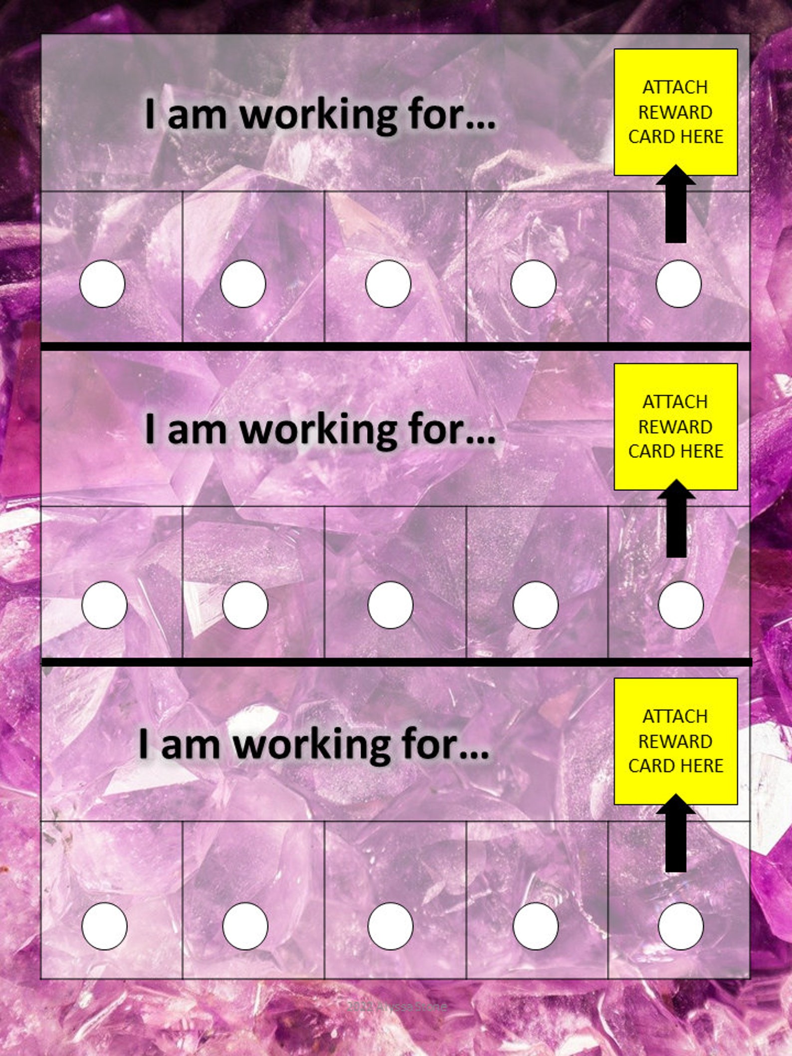 Editable Token Boards - Gemstones | Special Education - Etsy