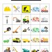 Editable Token Boards - Construction Sites | Special Education - Etsy