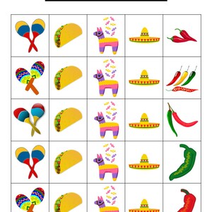 Editable Token Boards - FOOD - Taco Party | Special Education - Etsy