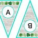 Alphabet Pennants Tropical - Etsy