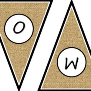 Editable Welcome Banners + Subject Area Banners - Burlap - Etsy