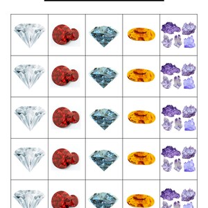 Editable Token Boards - Gemstones | Special Education - Etsy