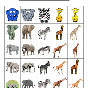 Editable Token Boards - ANIMALS - Savannah Animals | Special Education ...