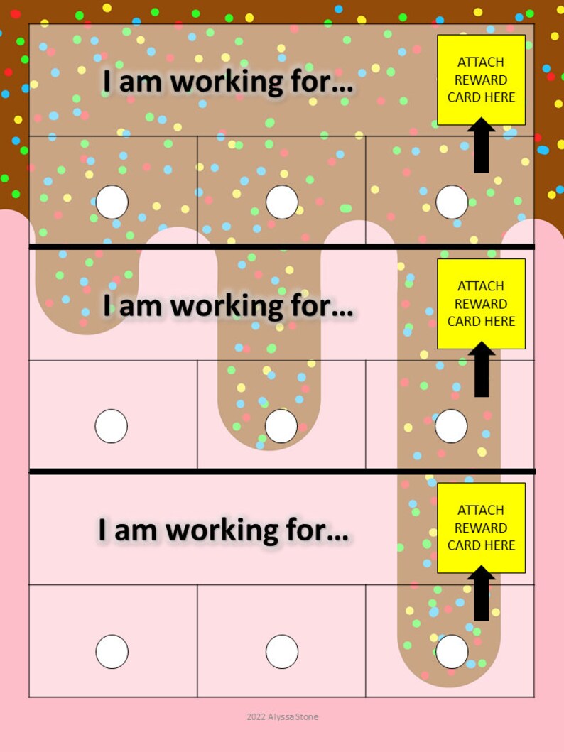 Editable Token Boards FOOD Cupcakes Special Education - Etsy