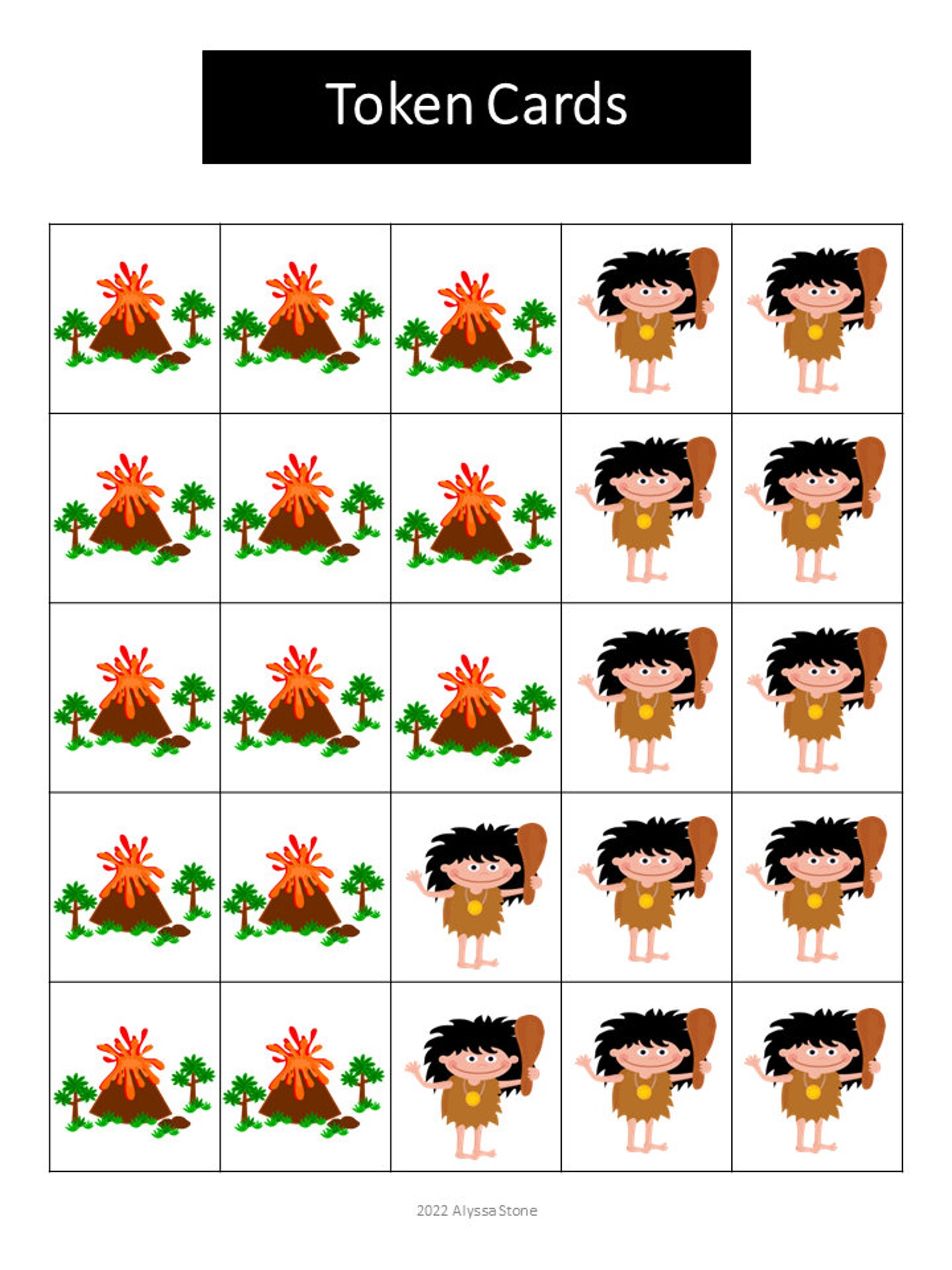 Editable Token Boards - ANIMALS - Dinosaurs | Special Education - Etsy