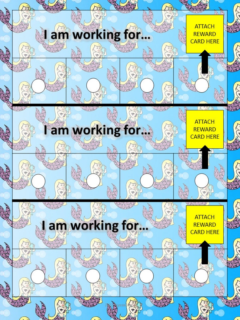 Editable Token Boards FAIRYTALES Mermaids 2 Special - Etsy