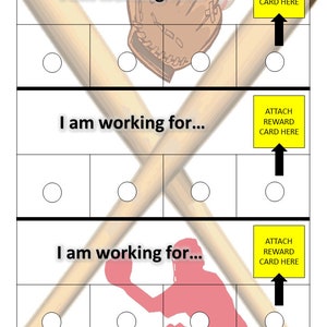 Editable Token Boards - SPORTS - Baseball | Special Education - Etsy