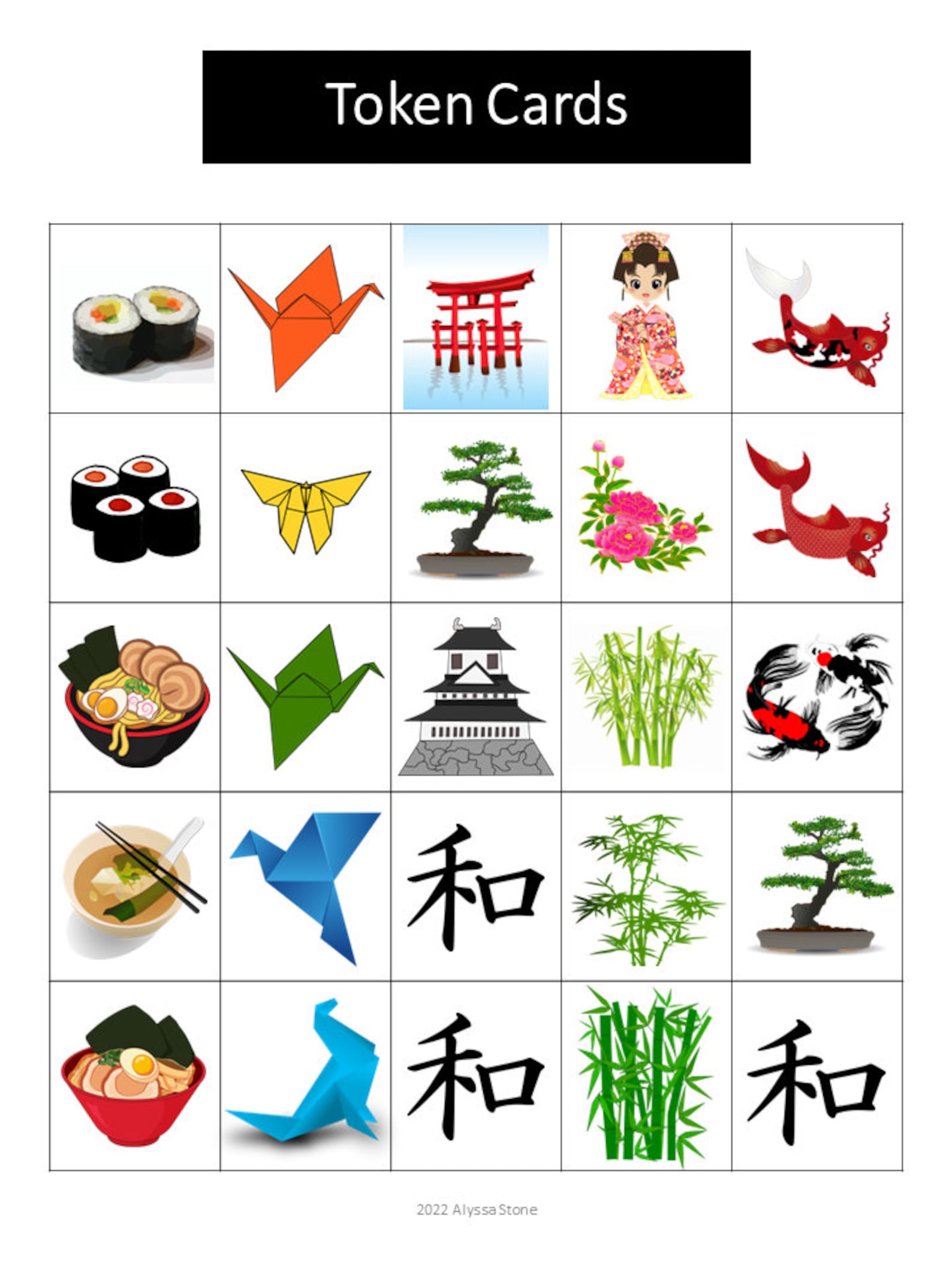 Editable Token Boards - Ninjas | Special Education - Etsy